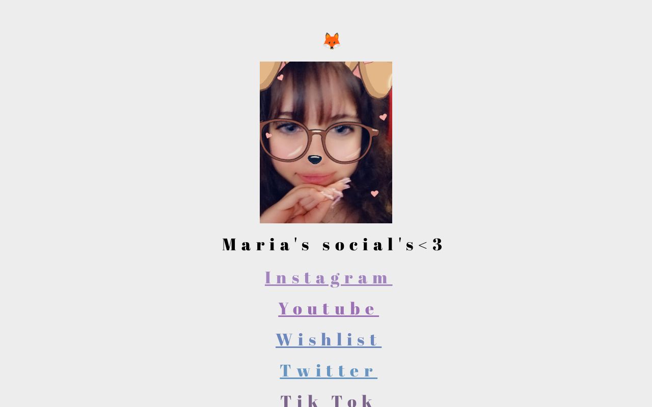 Maria's Socials